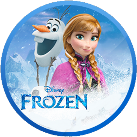 Download Frozen Round - Cartoon Frozen Anna The Princess Cos Cosplay ...