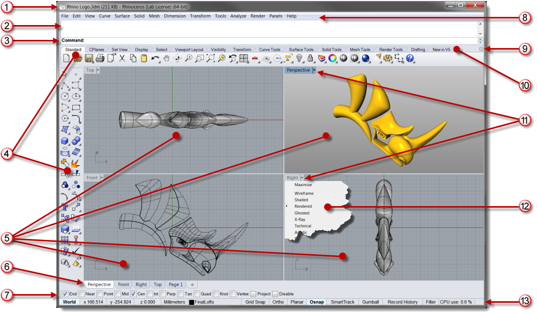 Download The Rhino Window - Rhino Status Bar - Full Size PNG Image - PNGkit