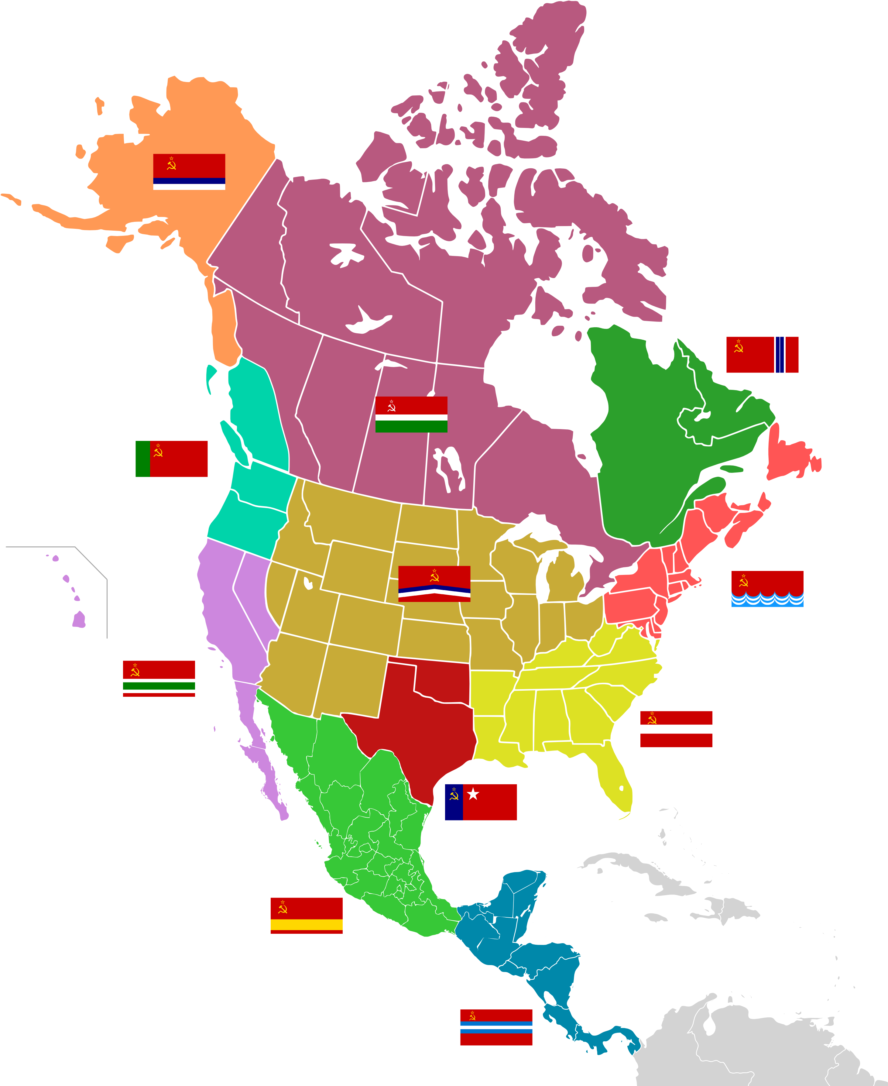 Download Original Content[alternative History] [oc] Map Of Soviet ...