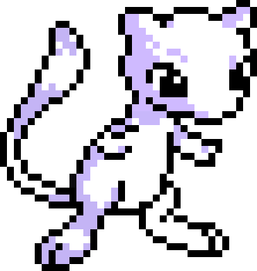 Download Mew Pixel Art - Pixel Art Pokemon Mewtwo - Full Size PNG Image ...