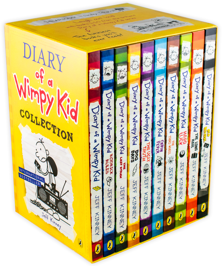 Download Diary Of A Wimpy Kid Collection 10 Books Pack Box Set - Diary ...