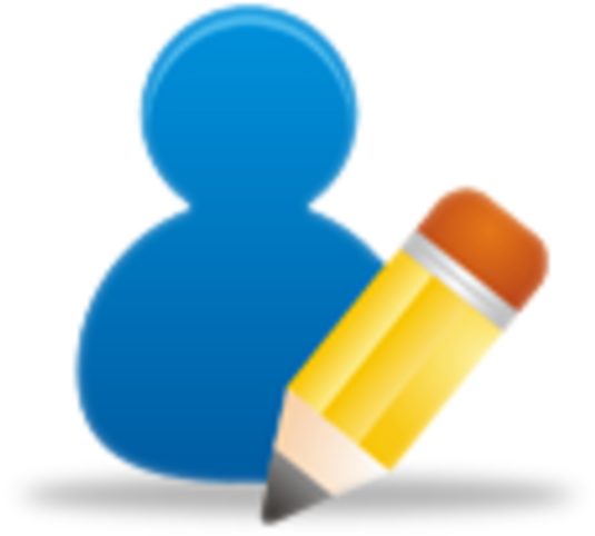 Download Edit My Profile Icon - Full Size PNG Image - PNGkit