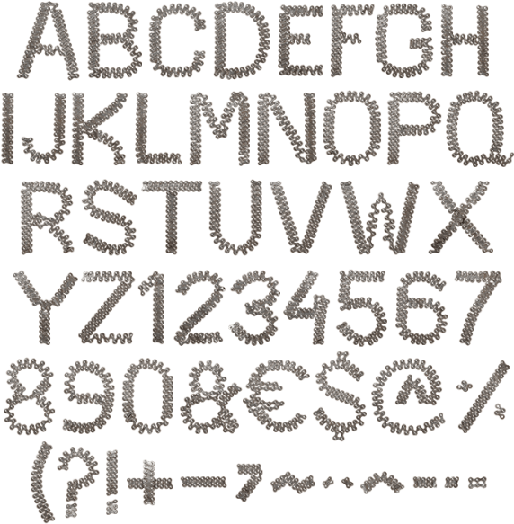 Download Transparent Zigzag Font - PNGkit