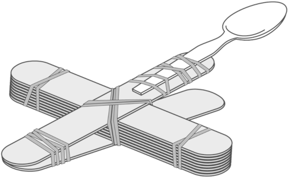 Download Thunderbolt Kids - Plastic Spoon Catapult - Full Size PNG ...