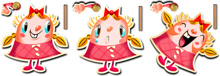 Download Transparent Tiffi Character Body Sprite - Candy Crush 1/4 ...