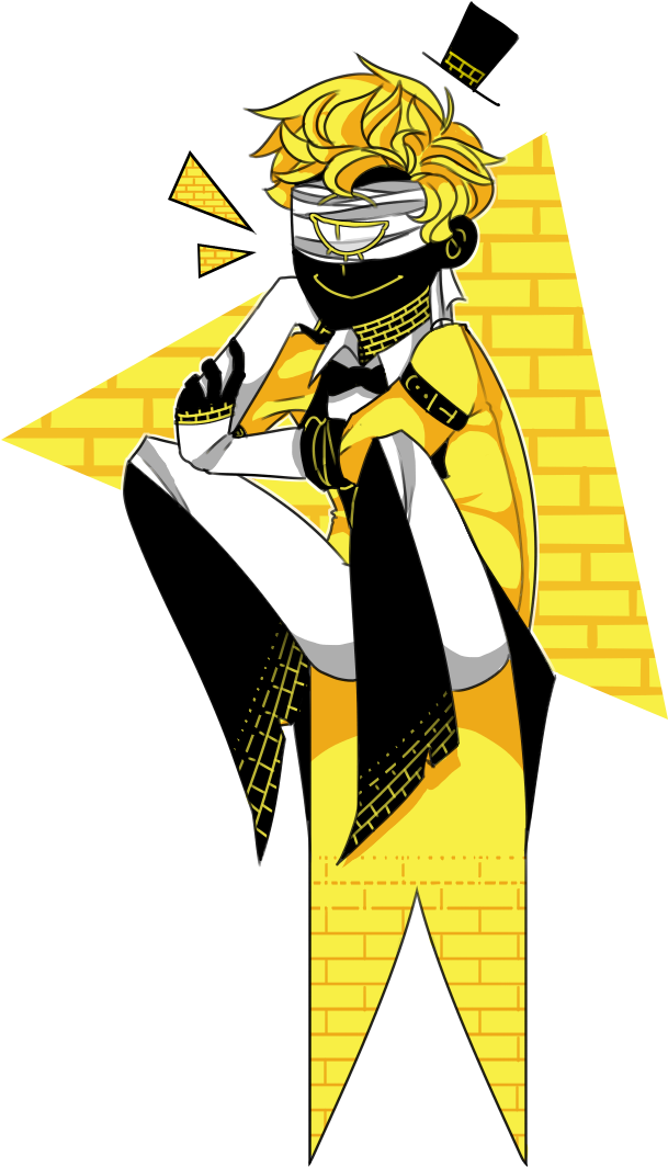 Download Transparent Bill Cipher Yellow Fictional Character - Билл Шифр ...