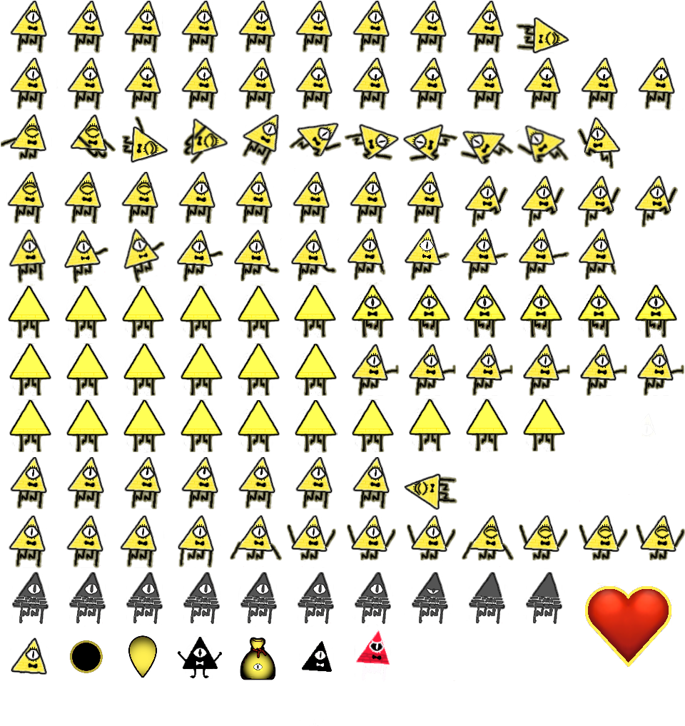 Download Download Bill Cipher - Sprite - Full Size PNG Image - PNGkit