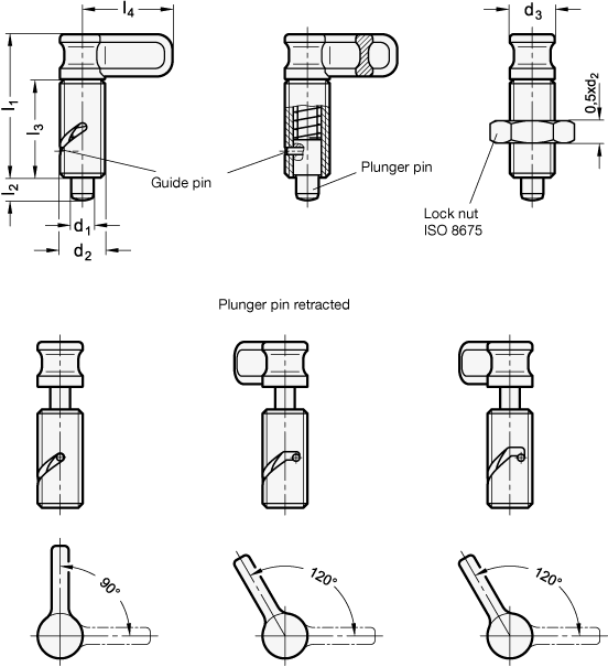 Download Cam Action Indexing Plungers Pin In Standard Position - Steel ...