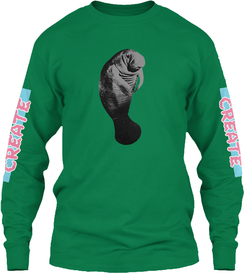 Download Green Manatee - Tennessee Finesse T Shirt - Full Size PNG ...