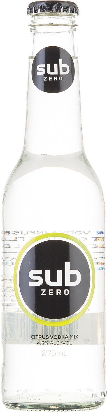 Download Sub Zero Citrus Vodka 275ml - Sub Zero Alcoholic Soda - Full ...