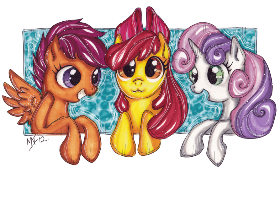 Download Cutie Mark Crusaders By Kattvalk On Deviantart - Mlp Kattvalk ...