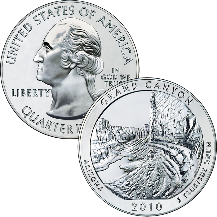 Download 2010 Grand Canyon Silver Bullion Coin - Lucia Costin Sterling ...