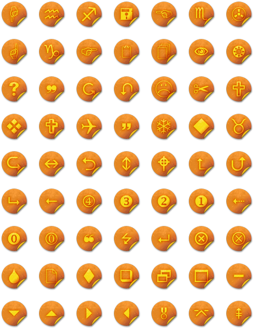 Download Search - Icon Pack Orange Png - Full Size PNG Image - PNGkit