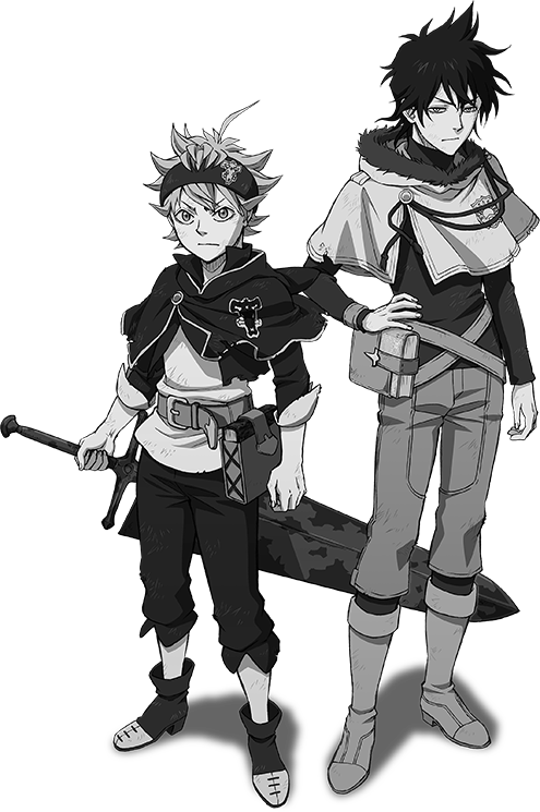 Download Transparent Black Clover Asta Manga - PNGkit