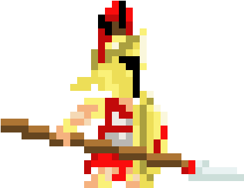 Download Spartan - Pixel Art - Full Size PNG Image - PNGkit