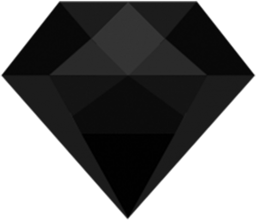 Download Transparent Black Diamond Logo Design, Www - Triangle - PNGkit