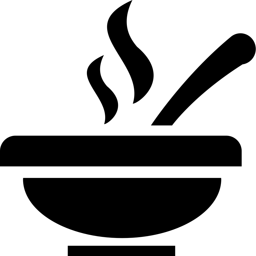 Download Png File Svg - Soup Vector Png In Black - Full Size PNG Image ...