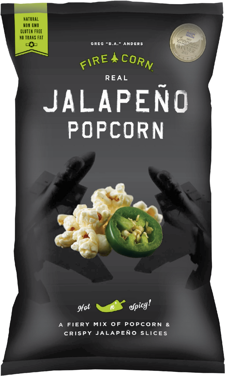 Download Fire Corn Popcorn, Real Jalapeno - 4 Oz - Full Size PNG Image ...