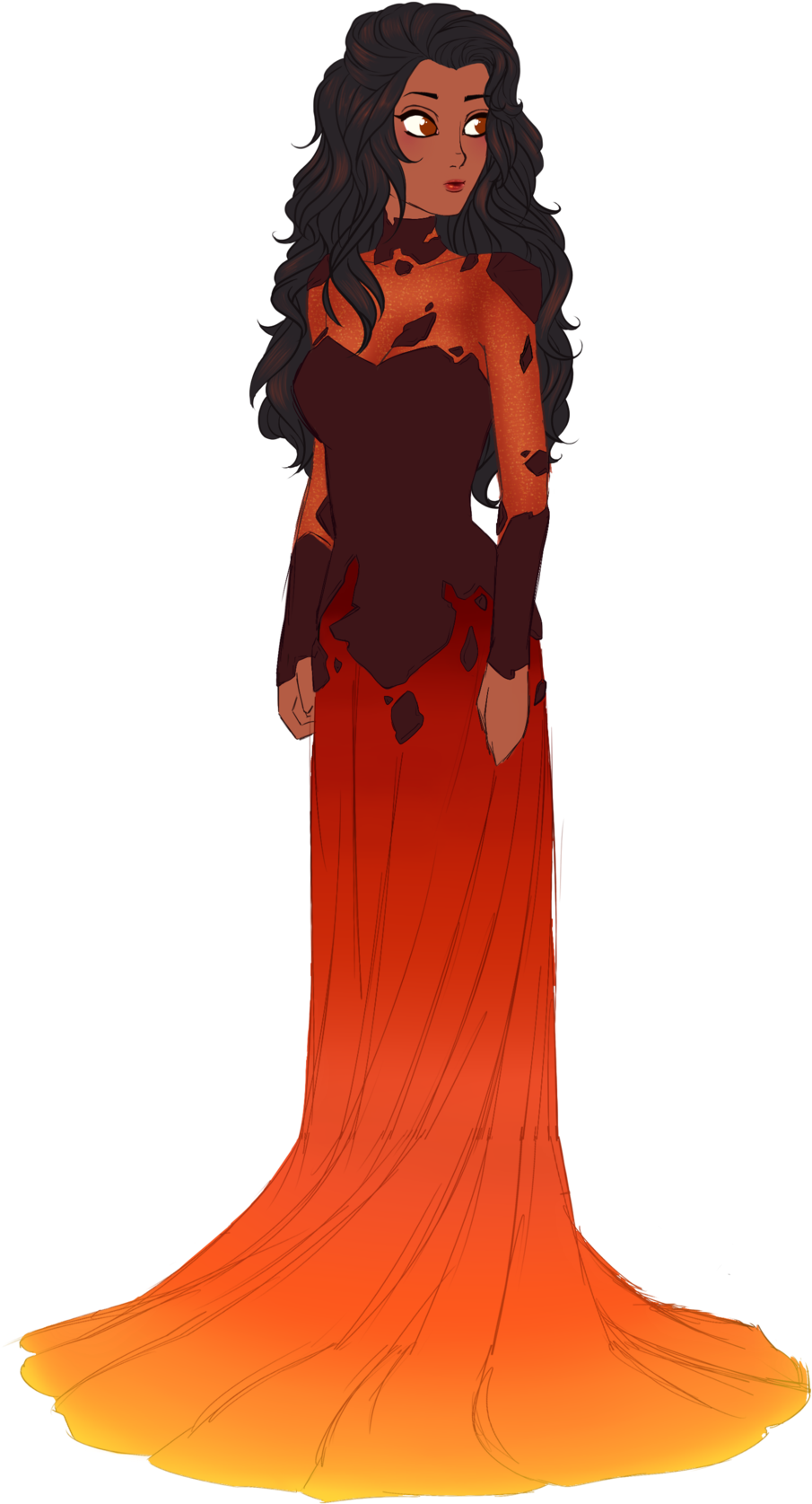 Download Fire Elsa By Choukolina - Lava Elsa - Full Size PNG Image - PNGkit