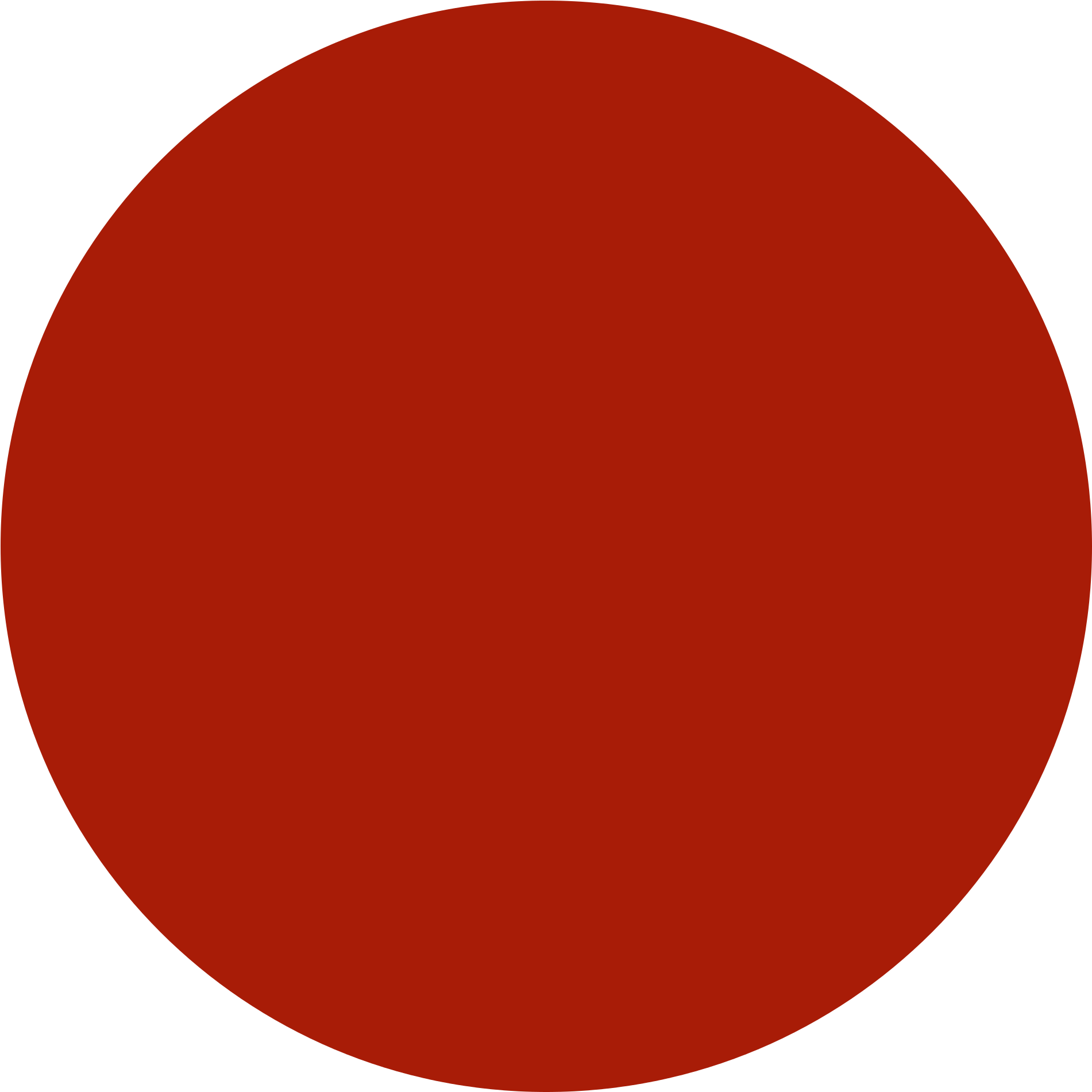 Download Circle Rufous Solid - Gloucester Road Tube Station - Full Size ...