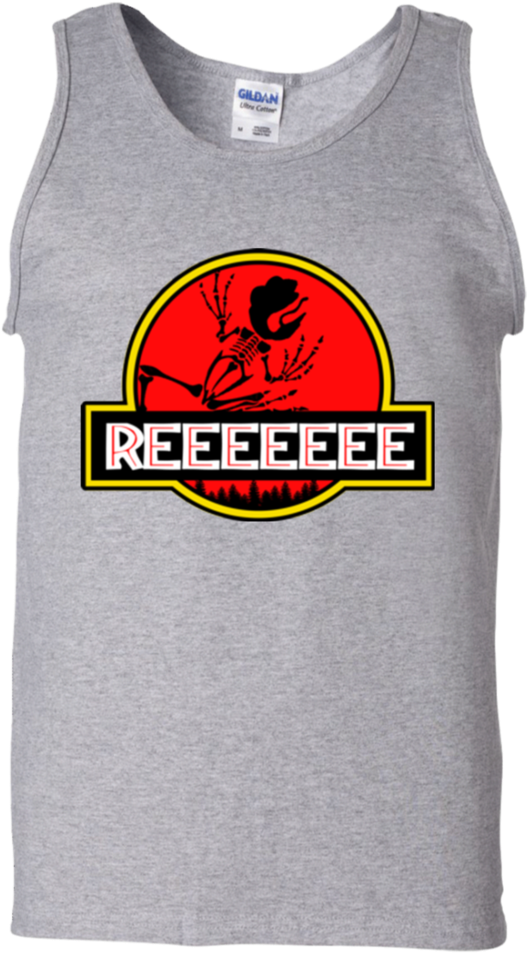 Download Jurassic Pepe Reeeeee Parody Frog Kekistan Tank Top - Kappa ...