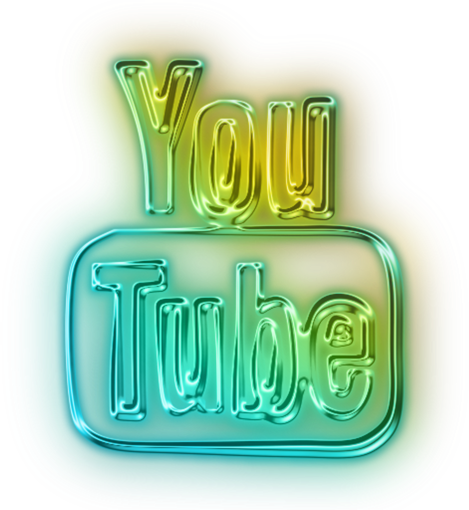 Download Youtube Logo 2010 Neon Led Blue Green Yellow Freetoedit ...