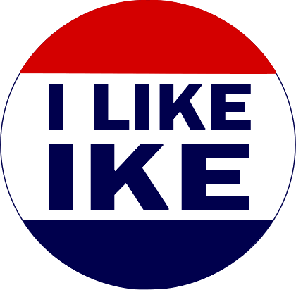 Download I Like Ike Button, 1952 - Like Ike Button - Full Size PNG ...
