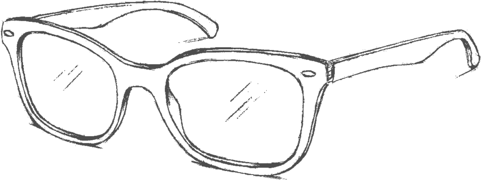 Download Clip Art Transparent Stock Drawn Pencil And In Color - Ray Ban ...