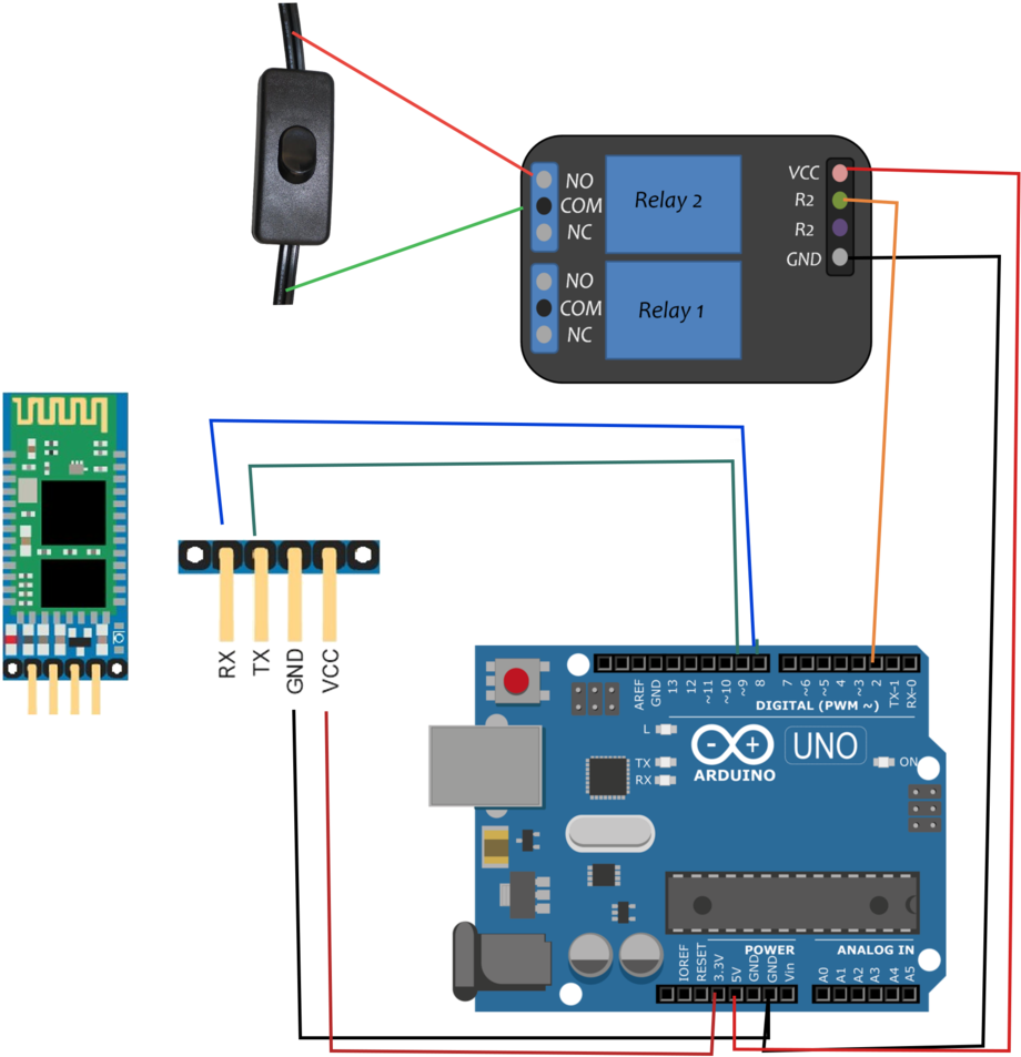 Download Wiring Diagram - Tilt Sensor Tinkercad - Full Size PNG Image ...