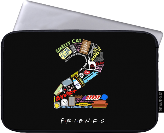 Download 2 Friends Printed Laptop Sleeves - Friends Tv Show Collage ...