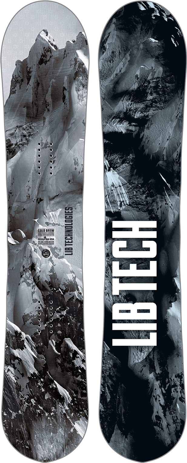 Download Snowboard Png Photo - Lib Tech Cold Brew - Full Size PNG Image ...