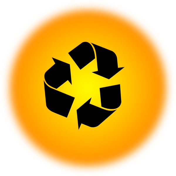 Download How To Set Use Orange Recycle Icon Clipart - Full Size PNG ...