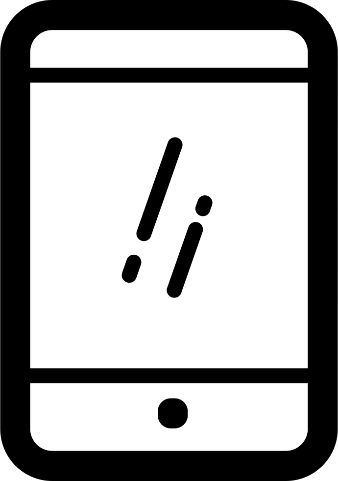 Download Mobile Phone Outline - Mobile Phone - Full Size PNG Image - PNGkit