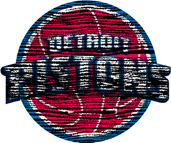 Download Detroit Pistons 2005-present Primary Logo Distressed - Circle ...