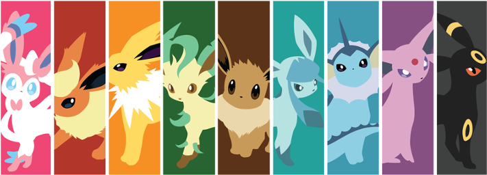 Download Eevee The Pokémon - Eeveelution Twitter Header - Full Size PNG ...