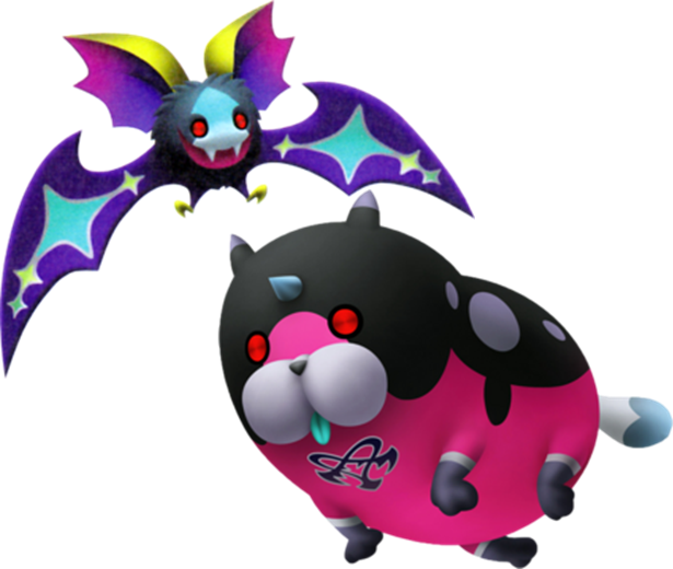 Download Meow Wow And Komory Bat - Meow Wow Nightmare - Full Size PNG ...