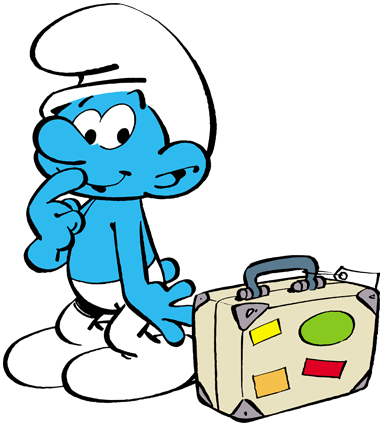 Download Smurf - Smurf Travel - Full Size PNG Image - PNGkit