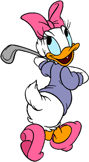Download Daisy Duck Golf - Full Size PNG Image - PNGkit