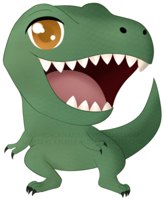 Download Clipart Royalty Free Download Of Chibi T Rex By Missblacknails ...
