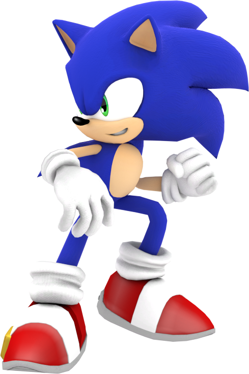 Download Sonic Fighting Pose - Sonic The Hedgehog Fighting - Full Size ...