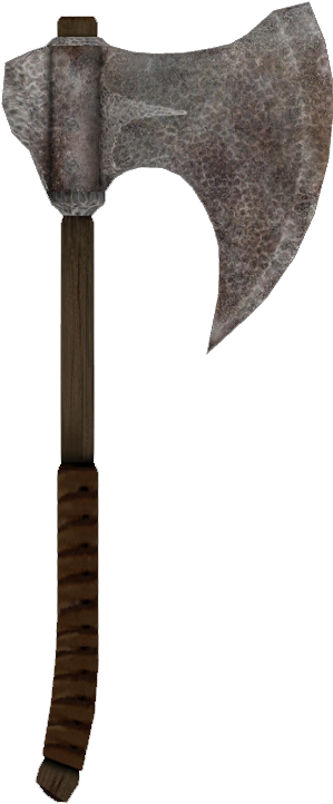 Download Iron War Axe - Oblivion Axe - Full Size PNG Image - PNGkit