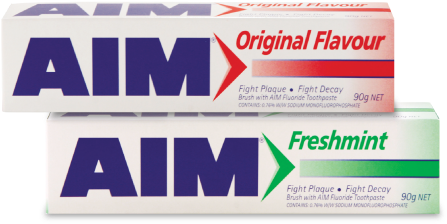 Download Aim Toothpaste - Aim Fresh Mint Toothpaste - 90g - Full Size ...