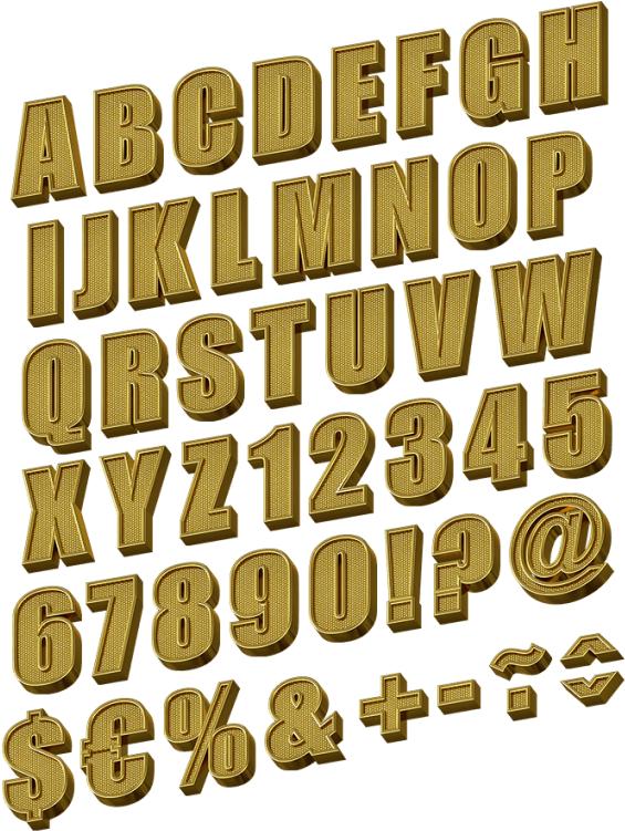 Download Have Life Of Luxury With 3d Typeface - Openclipart - Full Size PNG Image - PNGkit
