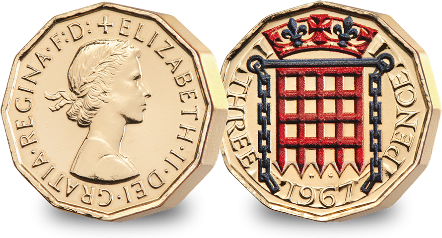 Download The Last Ever Thru'penny Bit - British Coins - Full Size PNG ...