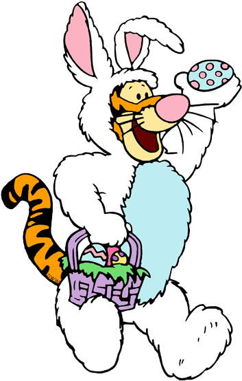 Download Disney Easter Clip Art - Winnie The Pooh Easter Tigger - Full ...