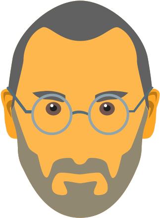 Download Steve Jobs Icon - Full Size PNG Image - PNGkit
