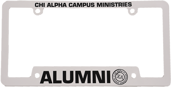 Download Alumni License Plate Frame - Signage - Full Size PNG Image ...