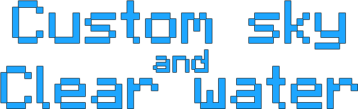 Download Custom Sky And Clear Water - Minecraft Clear Water Texture ...