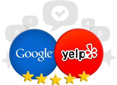 Download Google Yelp Reviews - Google And Yelp Review - Full Size PNG ...
