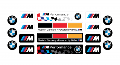 Download Bmw Emblems Set - Bmw Car Sticker Png - Full Size PNG Image ...